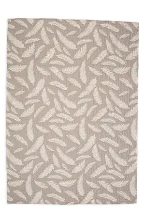 CRANE BABY Jacquard Cotton Blanket - Grey
