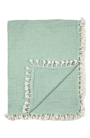 CRANE BABY Muslin Blanket Green