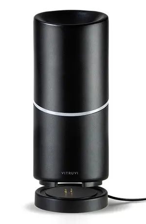 VITRUVI Move Cordless Essential Oil Diffuser Black