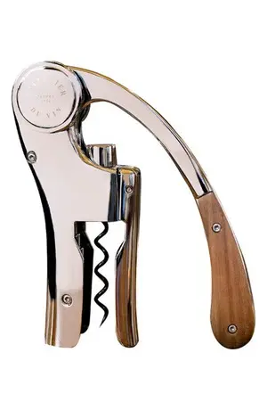 L'ATELIER DU VIN Oeno Motion Vertical Lever Corkscrew - Silver