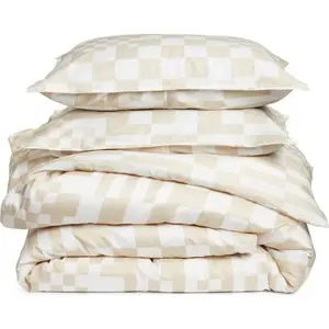 DUSEN DUSEN Check Duvet Cover & Sham Set