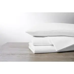 COYUCHI Cloud Brushed Organic Cotton Flannel Sheet Set - Alpine White
