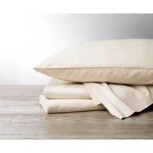 COYUCHI Cloud Brushed Organic Cotton Flannel Sheet Set - Undyed