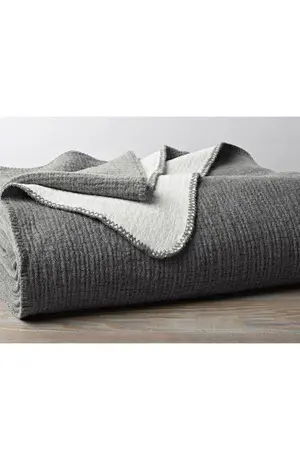 COYUCHI Cozy Organic Cotton Throw One-color