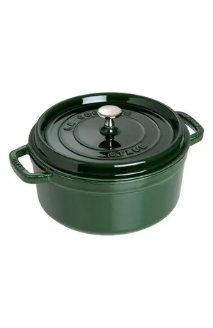 STAUB 5.5-quart Enameled Cast Iron Dutch Oven - Basil