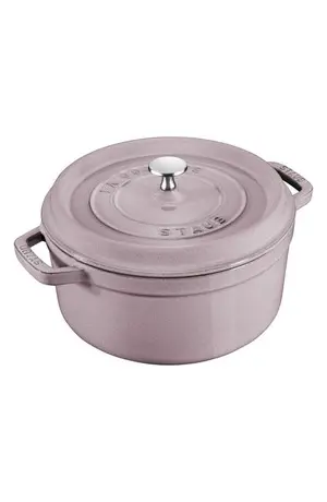 STAUB 5.5-quart Enameled Cast Iron Dutch Oven - Lilac