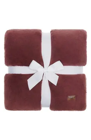 UGG Euphoria Throw Blanket Dusty Rose