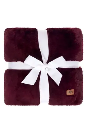UGG Euphoria Throw Blanket Port