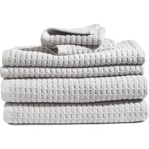 Dkny Quick Dry 6-piece Bath Towel - Grey
