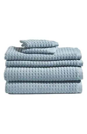 Dkny Quick Dry 6-piece Bath Towel Seafoam