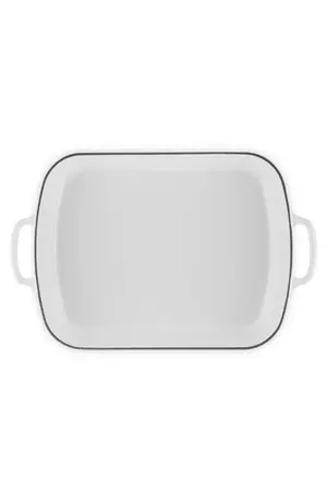 LE CREUSET Signature 3 Quart Enameled Cast Iron Roaster - White