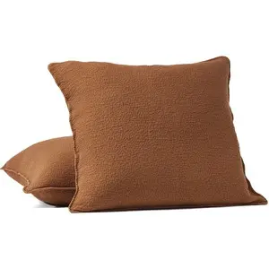 COYUCHI Cascade Matelassé Organic Cotton Sham Rust