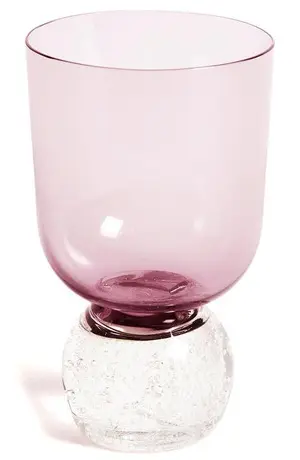 MISETTE Bubble Glass Tumbler Pink