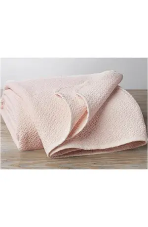 COYUCHI Honeycomb Organic Cotton Blanket - Camellia