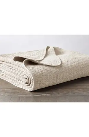 COYUCHI Honeycomb Organic Cotton Blanket - Ivory