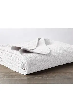 COYUCHI Honeycomb Organic Cotton Blanket White