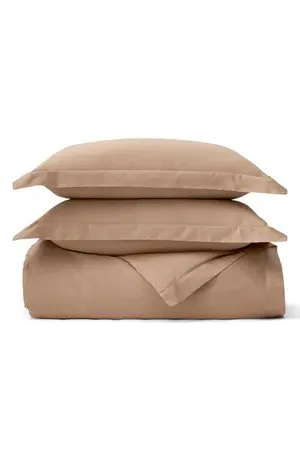 BOLL & BRANCH Signature Hemmed Duvet Set - Camel