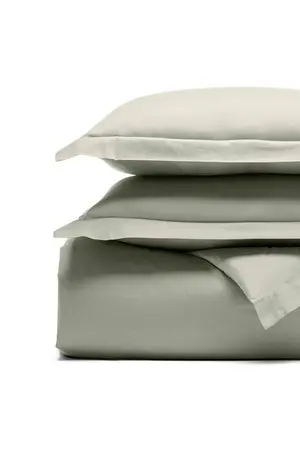 BOLL & BRANCH Signature Hemmed Duvet Set Sageleaf