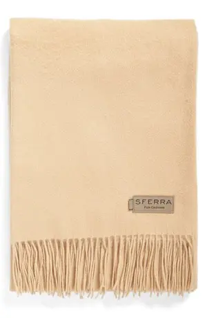 SFERRA Dorsey Throw - Almond