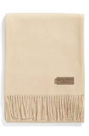 SFERRA Dorsey Throw - Champagne