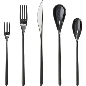 FORTESSA Dragonfly 20-piece Flatware Set Black