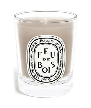 DIPTYQUE Feu De Bois (fire Wood) Scented Candle Black Vessel