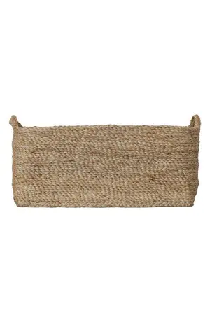 WILL & ATLAS Rectangular Jute Tray - Natural