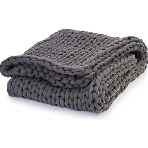 BEARABY Weighted Knit Blanket - Asteroid Grey