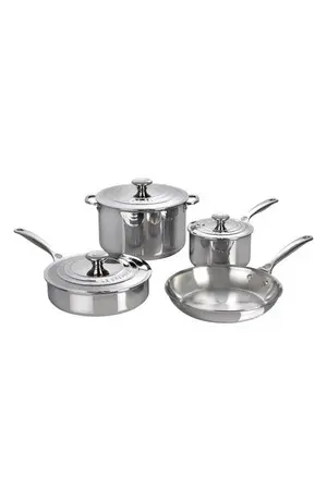 LE CREUSET 7-piece Cookware Set - Stainless Steel