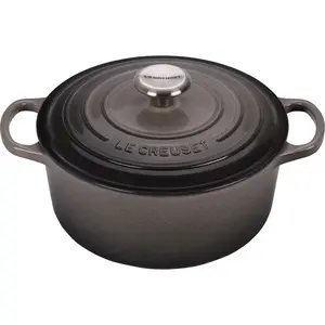 LE CREUSET Signature 4.5-quart Round Enamel Cast Iron Dutch Oven - Oyster