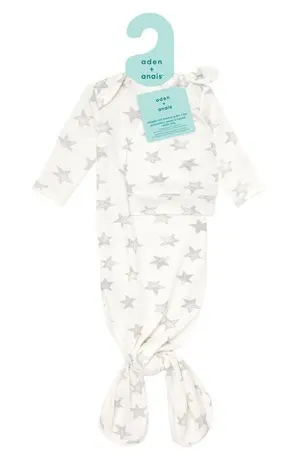 ADEN + ANAIS Snuggle Knit Gown & Hat Set