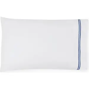 SFERRA Grande Hotel Pillowcase - White/navy