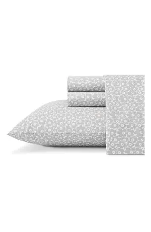 Marimekko Pikkuinen Unikko Floral Sheet Set - Grey