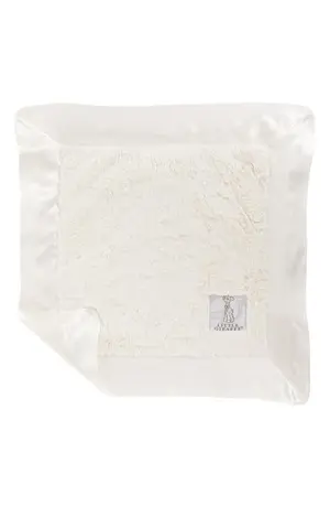 LITTLE GIRAFFE Luxe Faux Fur Blankie - Cream
