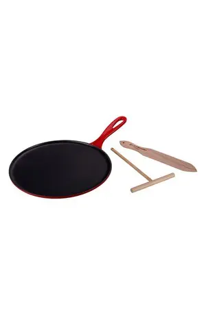 LE CREUSET Cast Iron Crepe Pan - Cerise