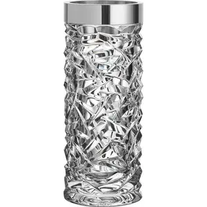 ORREFORS Carat Crystal Vase - Clear