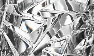 ORREFORS Carat Crystal Vase - Clear