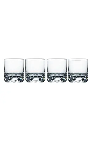 ORREFORS Erik Set Of 4 Old Fashioned Glasses - Clear