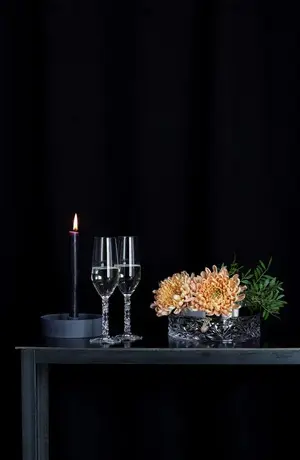 ORREFORS Carat Crystal Bowl