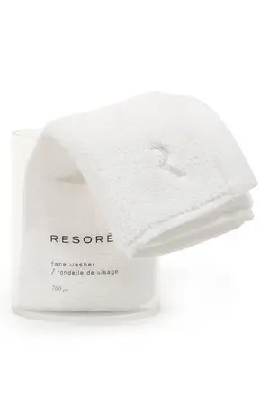 RESORE Set Of 2 Washcloths - White