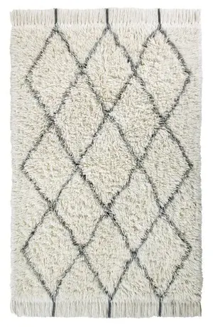 LORENA CANALS Berber Washable Wool Rug - Natural