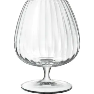 LUIGI BORMIOLI Optica Set Of 4 Cognac Glasses - Clear