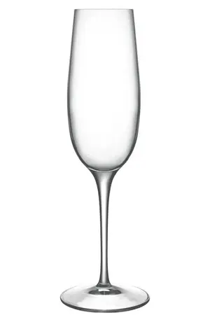 LUIGI BORMIOLI Crescendo Set Of 4 Champagne Flutes - Clear