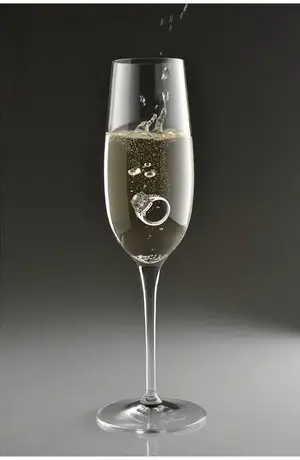 LUIGI BORMIOLI Crescendo 8 Oz. Champagne/prosecco Flute Stems