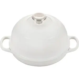 LE CREUSET Enameled Cast Iron Bread Oven - White