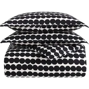 Marimekko Rasymatto Comforter & Sham Set - Black