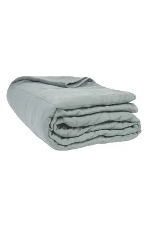 POM POM AT HOME Antwerp Cotton Coverlet - Sky