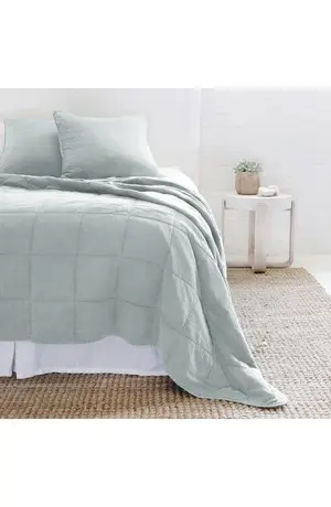 POM POM AT HOME Antwerp Cotton Coverlet - Sky
