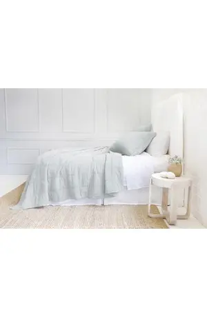 POM POM AT HOME Antwerp Cotton Coverlet - Sky