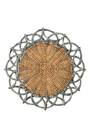 JULISKA Provence Rattan Placemat Chambray